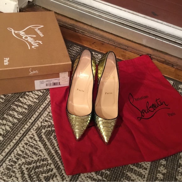 Christian Louboutin | Shoes | Christian Louboutin Python So Kate ...
